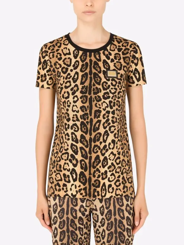 Dolce & Gabbana Leopard-print T-shirt