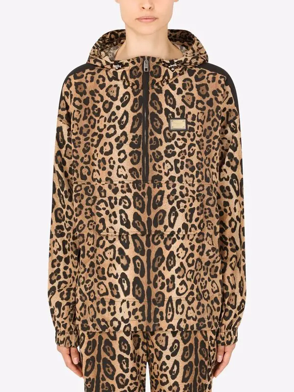 Dolce & Gabbana Leopard-print Nylon Jacket