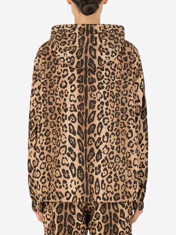 Dolce & Gabbana Leopard-print Nylon Jacket
