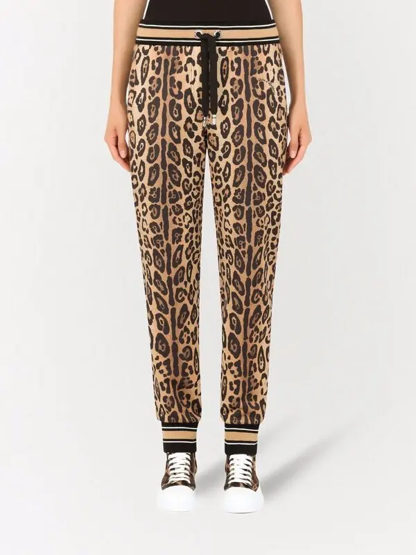 Dolce & Gabbana Leopard-print Track Pants