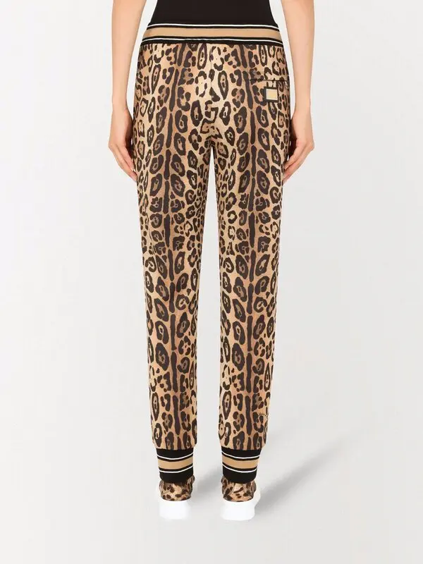 Dolce & Gabbana Leopard-print Track Pants
