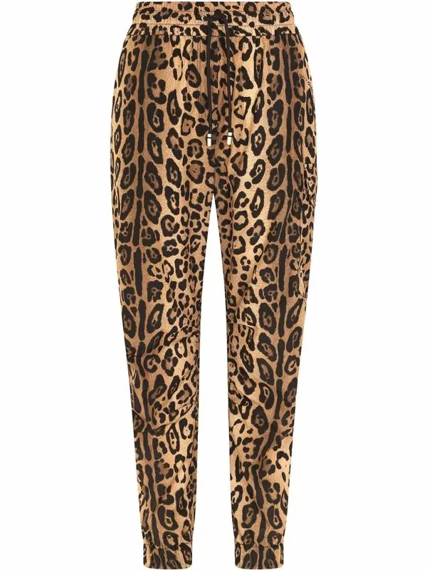 Dolce & Gabbana Leopard-print Track Pants