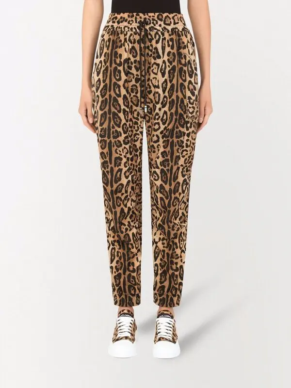 Dolce & Gabbana Leopard-print Track Pants