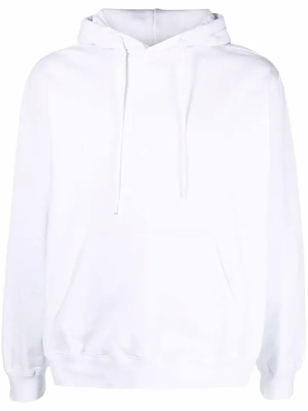 MSGM Logo-print Hooded Jumper - White