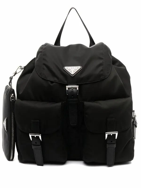 Prada Re-nylon Backpack - Black