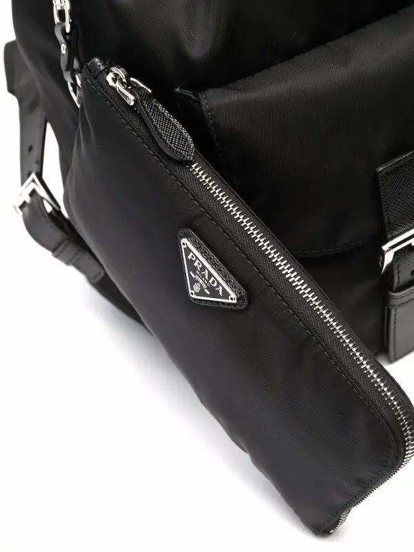Prada Re-nylon Backpack - Black