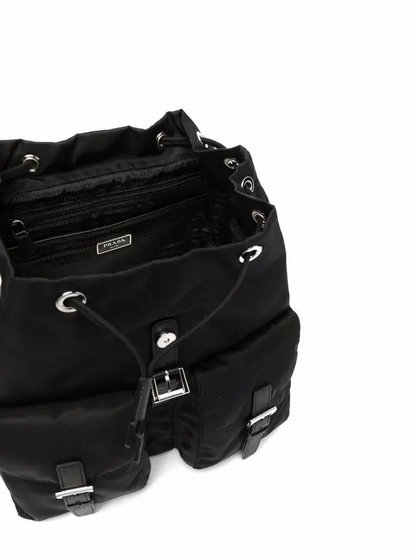 Prada Re-nylon Backpack - Black