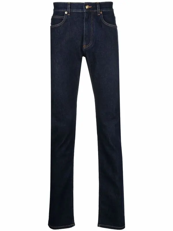 Versace Slim-fit Mid-rise Jeans - Blue