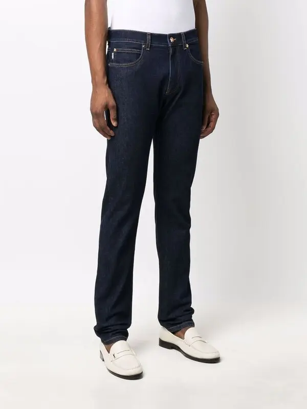Versace Slim-fit Mid-rise Jeans - Blue