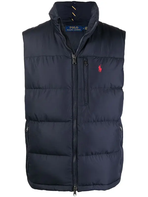 Polo Ralph Lauren Pony Logo Padded Gilet - Blue
