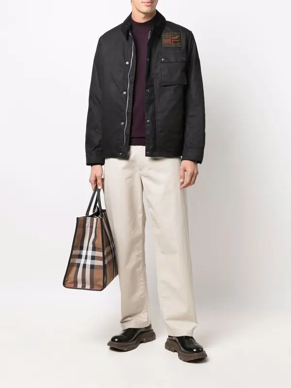 BARBOUR INTERNATIONAL Wax-effect Field Jacket
