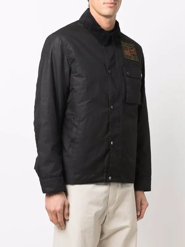 BARBOUR INTERNATIONAL Wax-effect Field Jacket