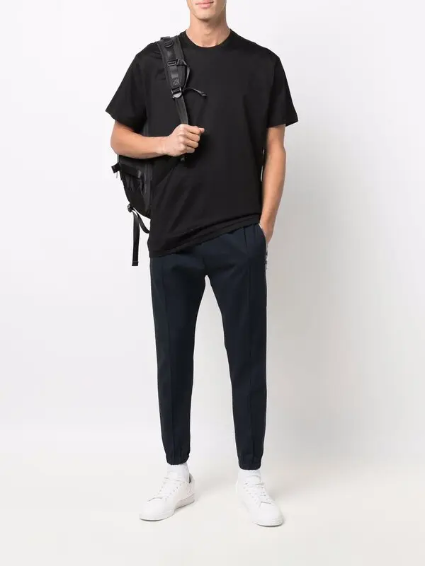 LOW BRAND Double-hem Cotton T-shirt