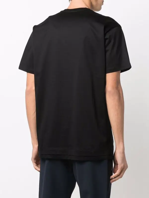 LOW BRAND Double-hem Cotton T-shirt
