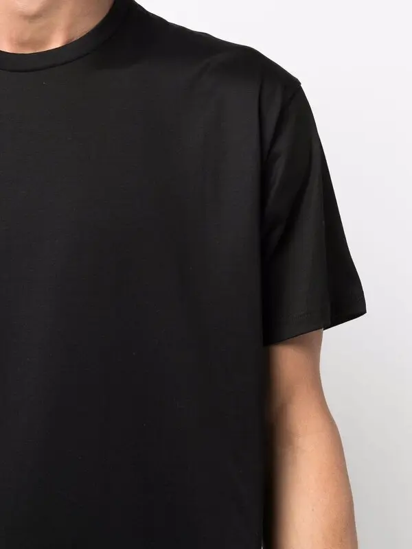 LOW BRAND Double-hem Cotton T-shirt