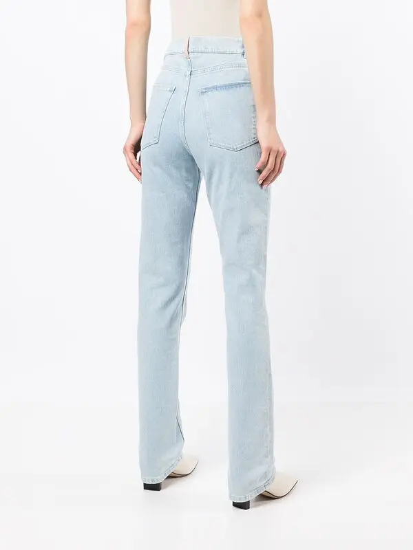 WANDLER Aster High-rise Straight Leg Jeans