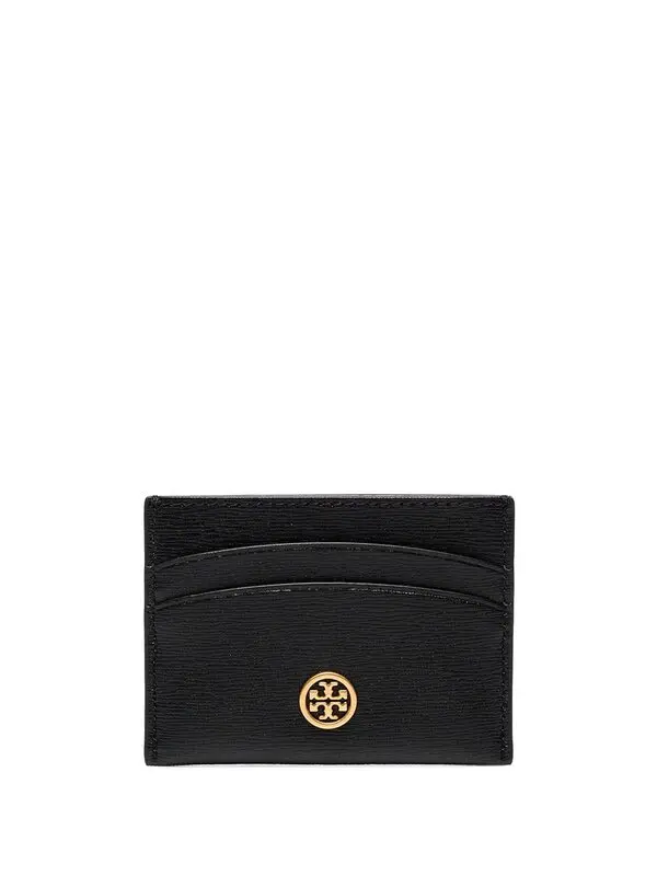 Tory Burch Robinson Logo-plaque Cardholder - Black