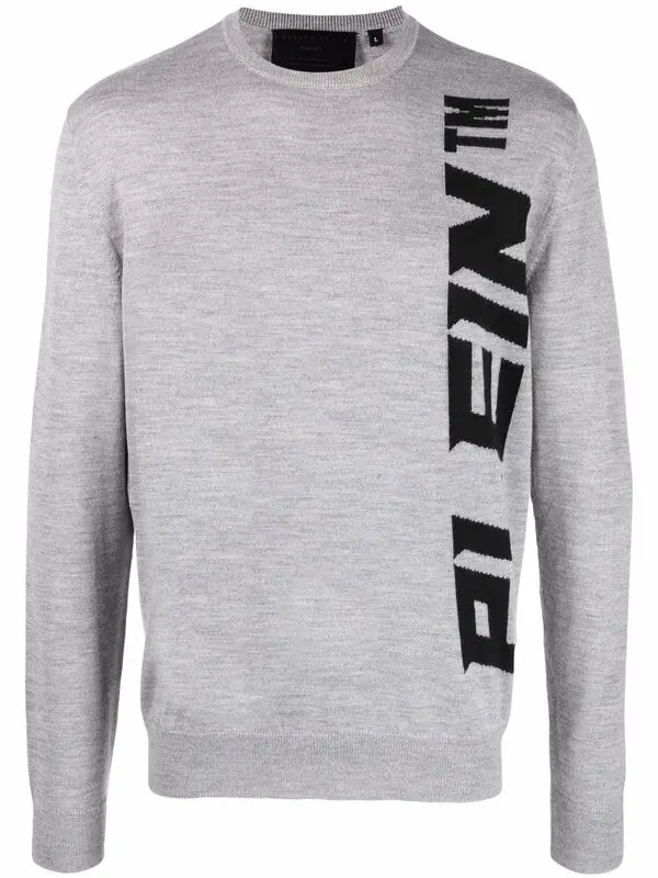 Philipp Plein Logo-print Sweater - Grey
