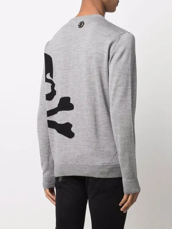 Philipp Plein Logo-print Sweater - Grey