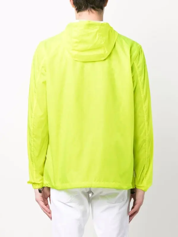Philipp Plein Logo-tape Hooded Jacket - Yellow