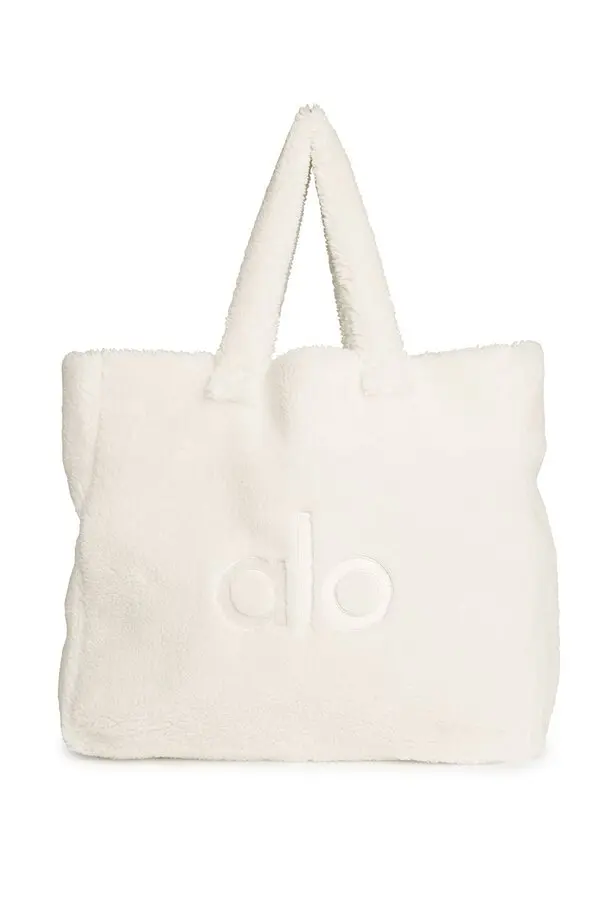 Alo Yoga Foxy Sherpa Tote Jacket In Ivory - 20% Off | Editorialist