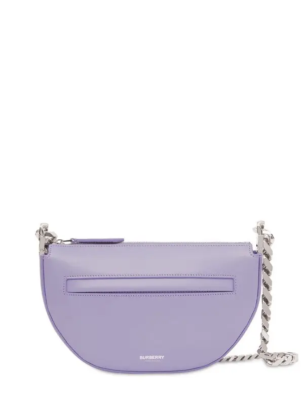 Burberry Mini Olympia Smooth Leather Shoulder Bag