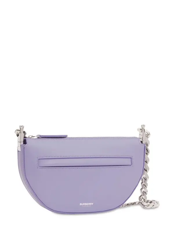 Burberry Mini Olympia Smooth Leather Shoulder Bag
