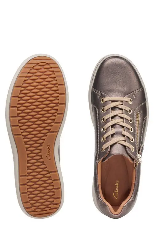 Clarks Nalle Lace-up Sneaker - Bronze Metallic