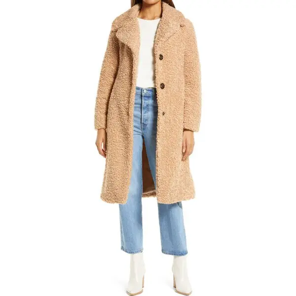 Sam Edelman Teddy Bear Long Coat
