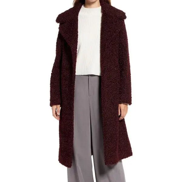 Sam Edelman Teddy Bear Long Coat