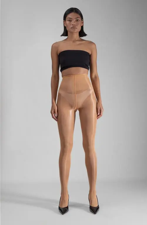 LECHERY® Lustrous Tights - Caramel