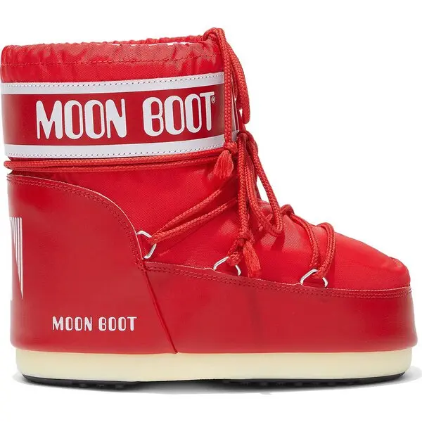 Moon Boot Classic Low 2 Water Repellent Nylon Boot - Red/red
