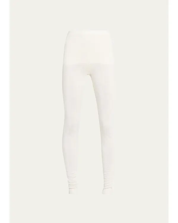 Hanro Silk & Cashmere Leggings - Vanilla