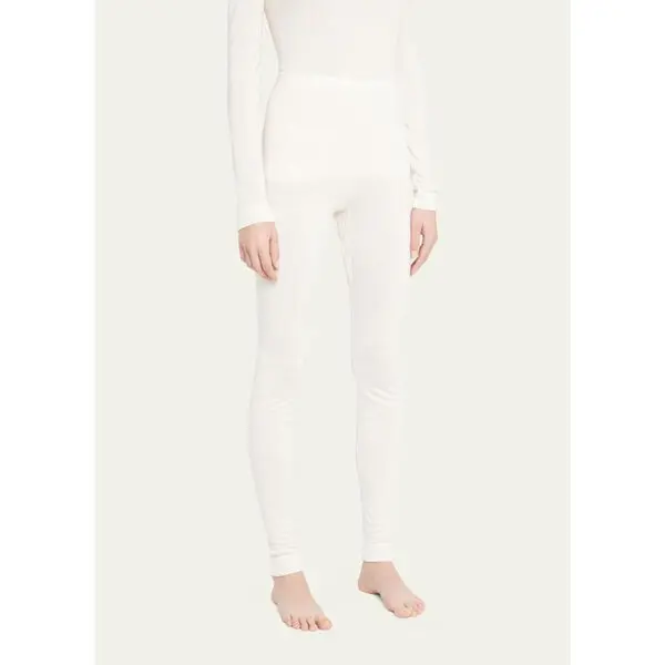 Hanro Silk & Cashmere Leggings - Vanilla
