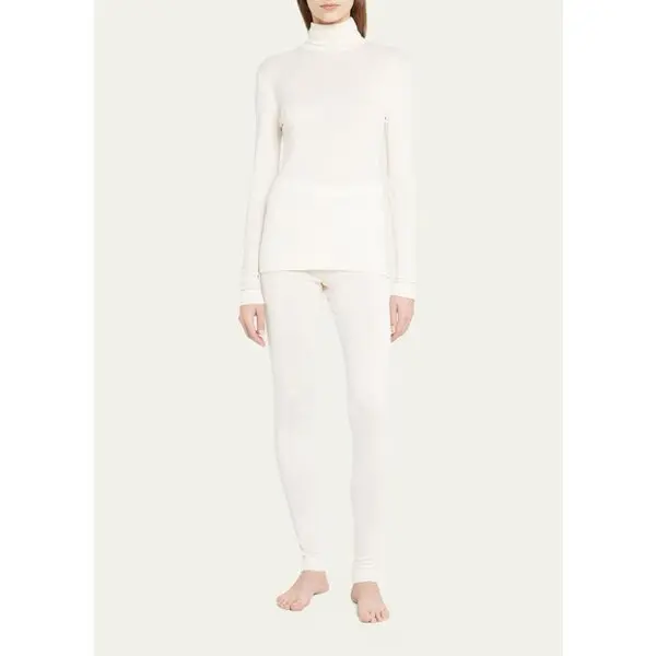 Hanro Silk & Cashmere Leggings - Vanilla