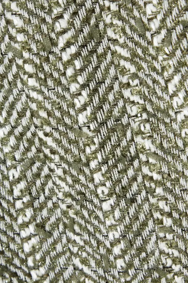 Rag & Bone Manston Metallic Herringbone Wool-blend Tweed Bomber Jacket