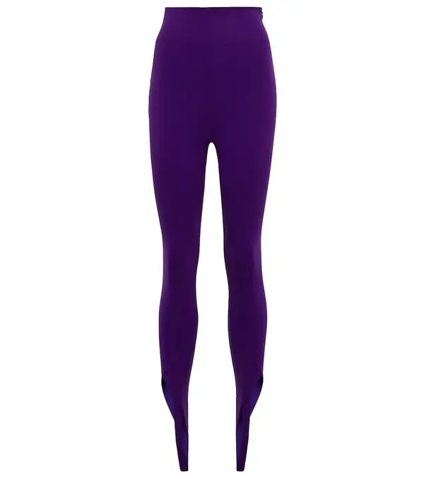 Attico Jamie High-rise Stirrup Leggings