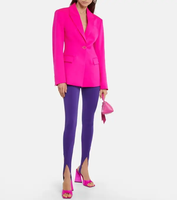 Attico Jamie High-rise Stirrup Leggings