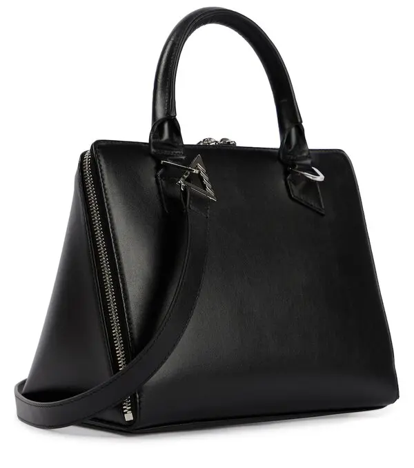 Attico Monday Medium Leather Tote