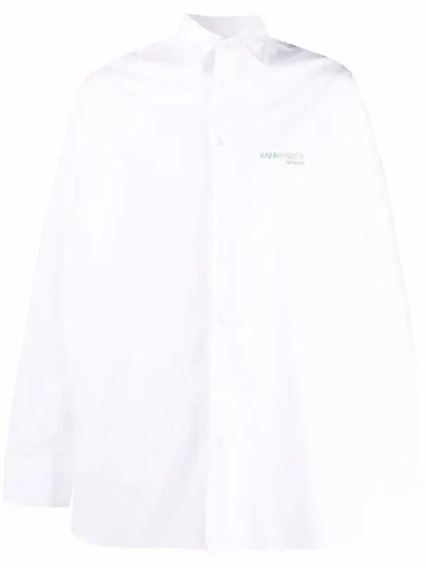 Raf Simons Embroidered-logo Shirt