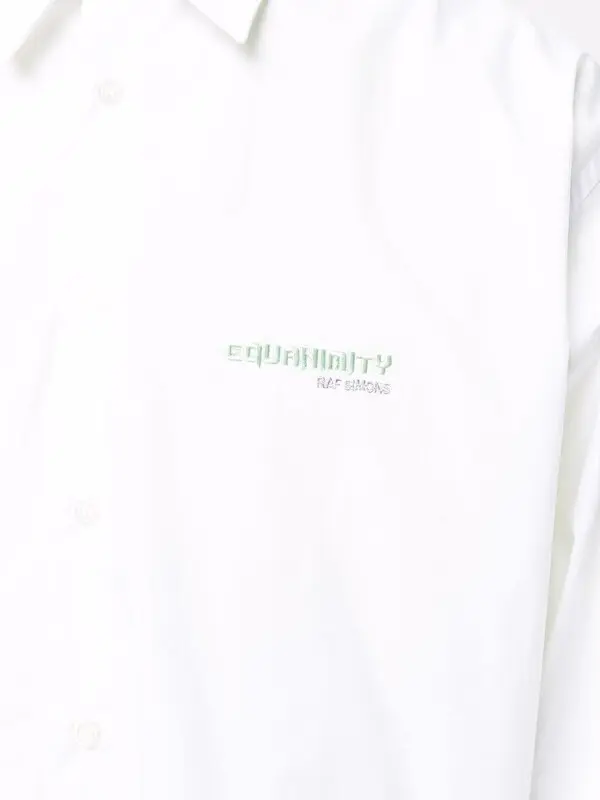 Raf Simons Embroidered-logo Shirt