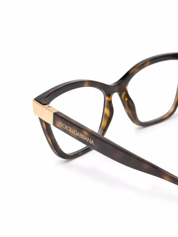 Dolce & Gabbana Tortoiseshell Square-frame Glasses