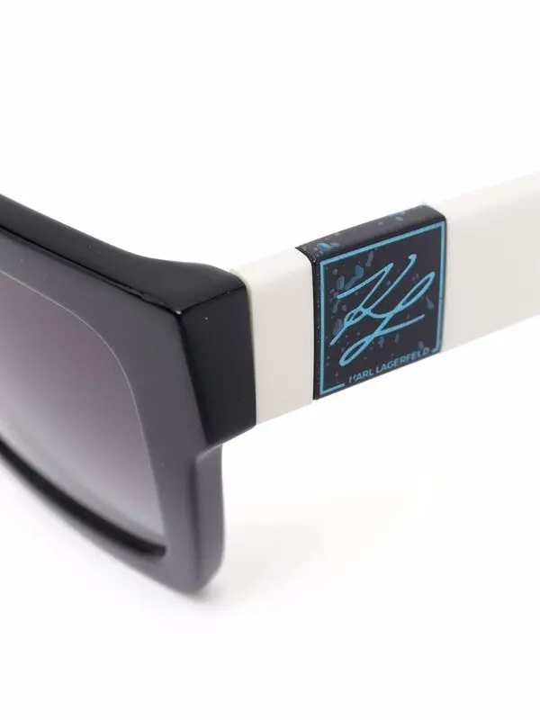 Karl Lagerfeld Square Frame Sunglasses - Black