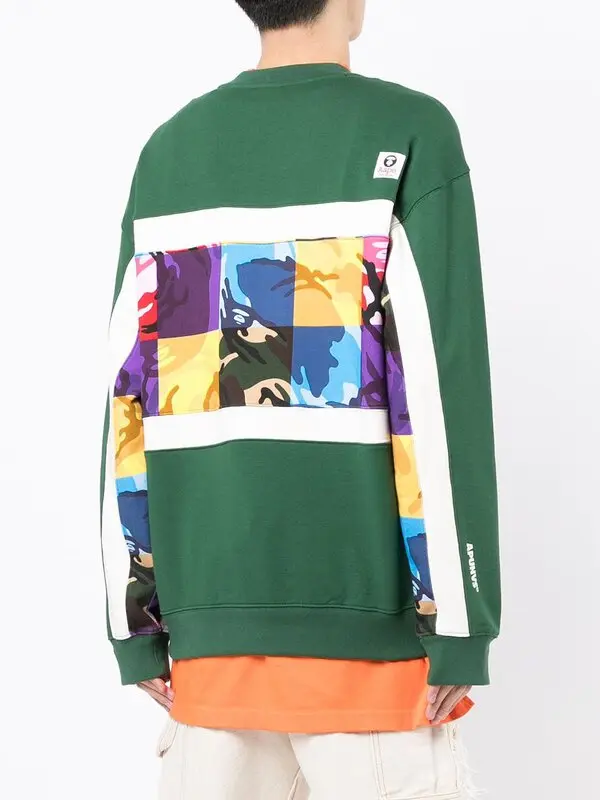 AAPE BY *A BATHING APE Logo-print Cotton Jumper