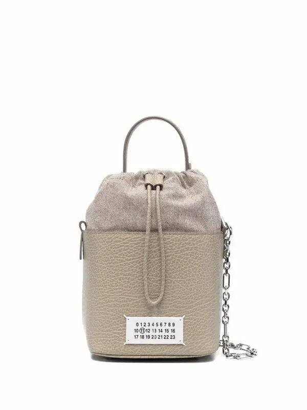 MAISON MARGIELA 5ac Small Bucket Bag - Neutrals