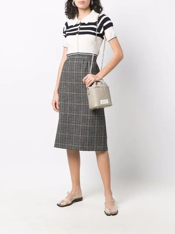 MAISON MARGIELA 5ac Small Bucket Bag - Neutrals