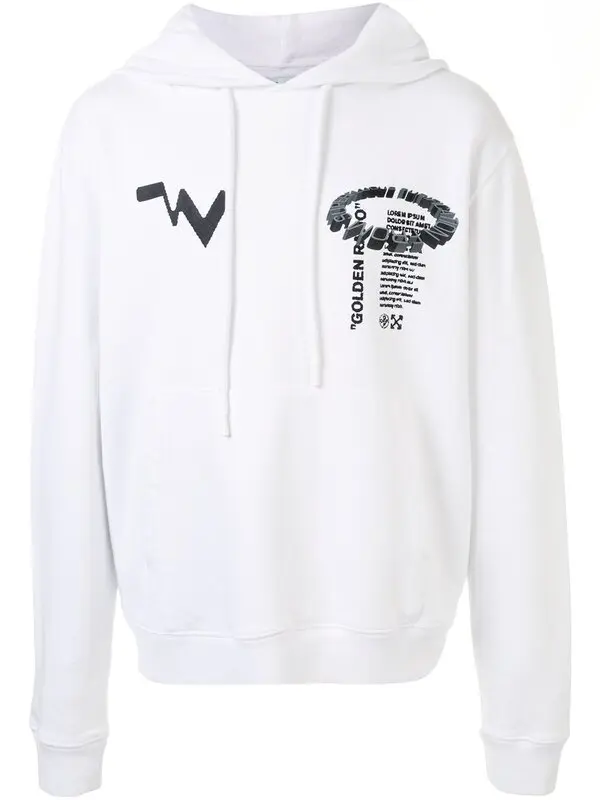 Off-White Golden Ratio Print Hoodie