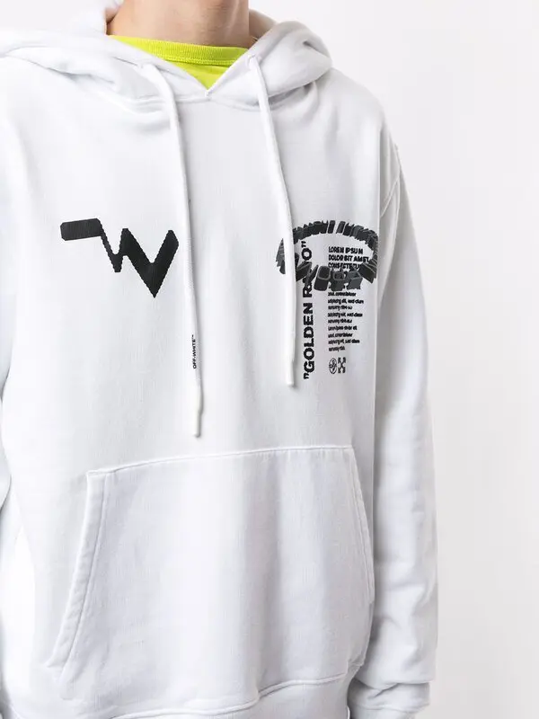 Off-White Golden Ratio Print Hoodie