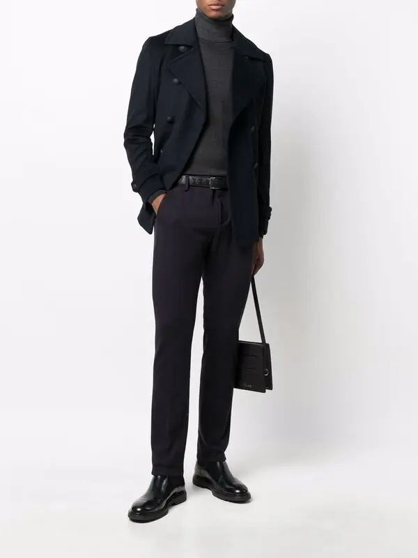 DONDUP Roll-neck Merino Wool Jumper - Black