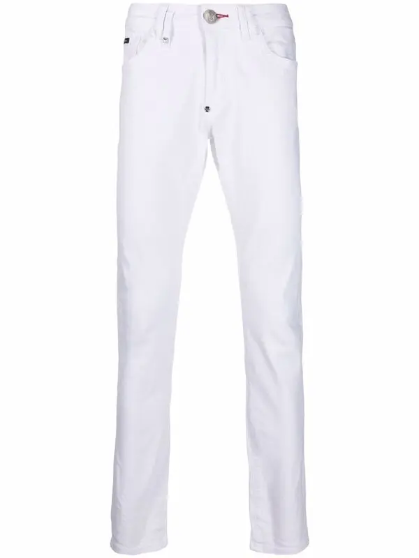 Philipp Plein Logo Slim-fit Jeans